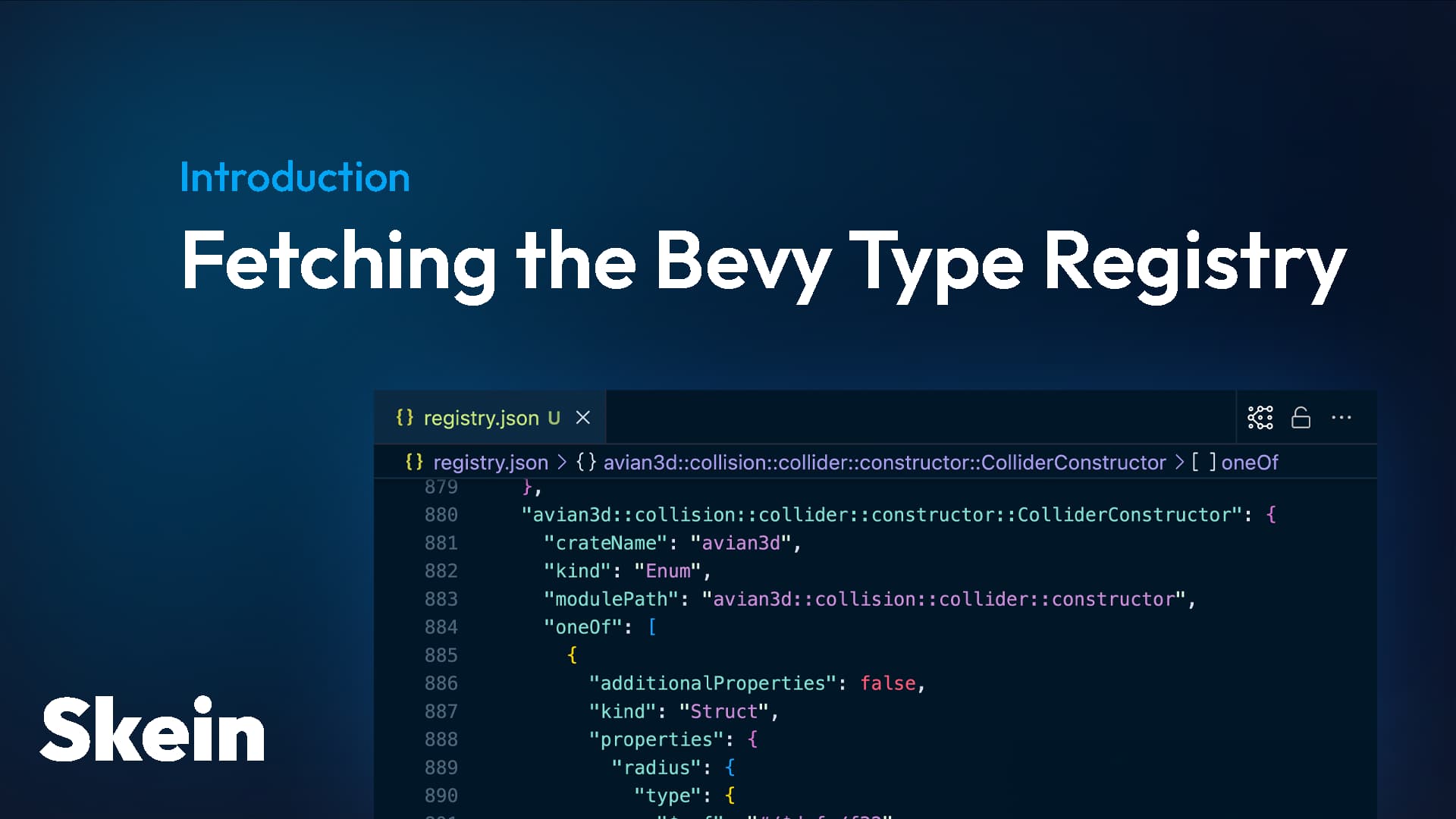Fetching the Bevy Type Registry